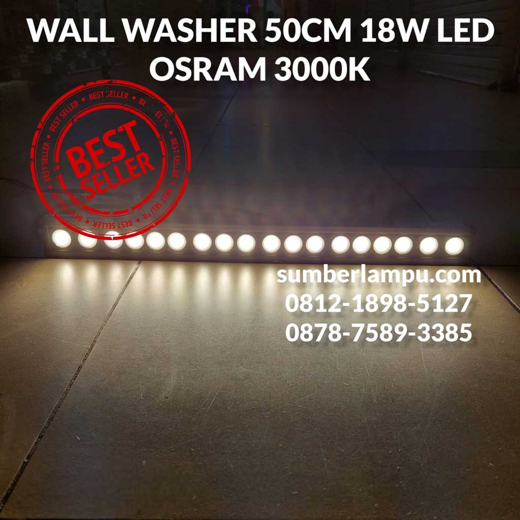JUAL Lampu WALL WASHER 50CM LED 18W | Sumber Lampu